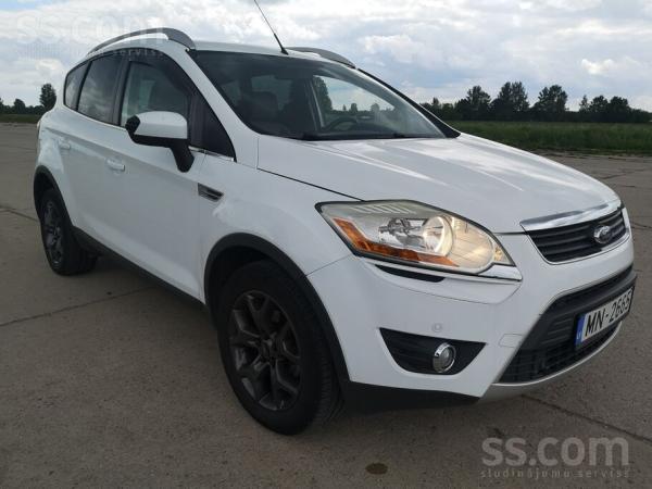 Balts Ford Kuga 2008 Rīga, ar dzinēja tilpumu 2.00 L un nobraukumu 0 tūkst. km par 4290 €, foto 3 vietnē AUTOMOTO.COM.LV