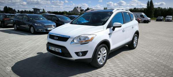 Balts Ford Kuga 2008 Tauragė, ar dzinēja tilpumu 2.00 L un nobraukumu 245 tūkst. km par 4500 €, foto 1 vietnē AUTOMOTO.COM.LV