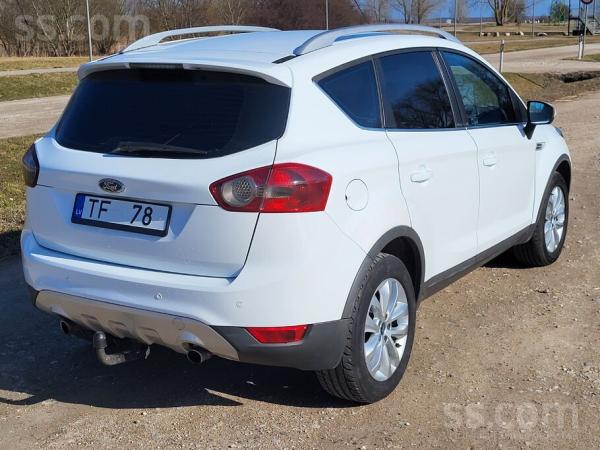 Balts Ford Kuga 2008 Liepāja, ar dzinēja tilpumu 2.00 L un nobraukumu 290 tūkst. km par 4650 €, foto 4 vietnē AUTOMOTO.COM.LV
