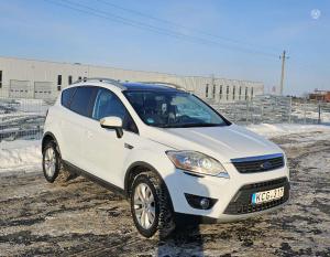 Balts Ford Kuga 2009 Kauņa, ar dzinēja tilpumu 2.00 L un nobraukumu 322 tūkst. km par 4200 €, foto  vietnē AUTOMOTO.COM.LV