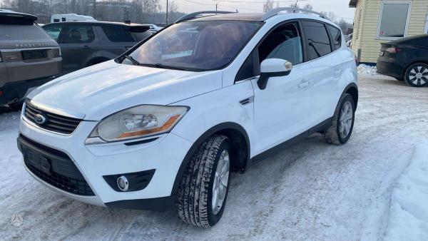Balts Ford Kuga 2009 Panevēža, ar dzinēja tilpumu 2.00 L un nobraukumu 278 tūkst. km par 3700 €, foto 1 vietnē AUTOMOTO.COM.LV