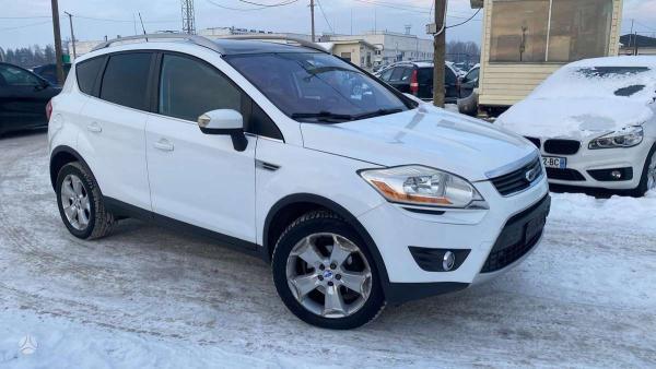 Balts Ford Kuga 2009 Panevēža, ar dzinēja tilpumu 2.00 L un nobraukumu 278 tūkst. km par 3700 €, foto 4 vietnē AUTOMOTO.COM.LV