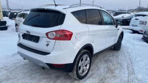 White Ford Kuga 2009 in Panevezys, with an engine capacity of 2.00 L and mileage of 278 thousand km for 3700 €, photo 5 on AUTOMOTO.COM.LV