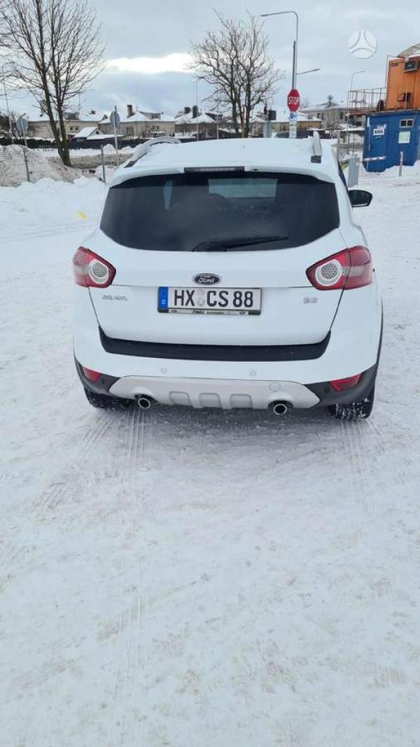 Balts Ford Kuga 2009 Šauļi, ar dzinēja tilpumu 2.00 L un nobraukumu 248 tūkst. km par 4999 €, foto 8 vietnē AUTOMOTO.COM.LV