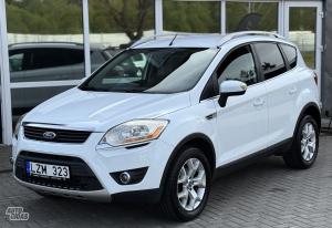 White Ford Kuga 2009 in Radviliskis, with an engine capacity of 2.00 L and mileage of 237 thousand km for 4650 €, photo 4 on AUTOMOTO.COM.LV