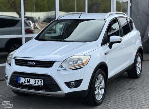 White Ford Kuga 2009 in Radviliskis, with an engine capacity of 2.00 L and mileage of 237 thousand km for 4650 €, photo 6 on AUTOMOTO.COM.LV