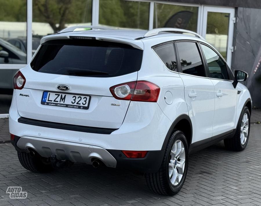 White Ford Kuga 2009 in Radviliskis, with an engine capacity of 2.00 L and mileage of 237 thousand km for 4650 €, photo 10 on AUTOMOTO.COM.LV