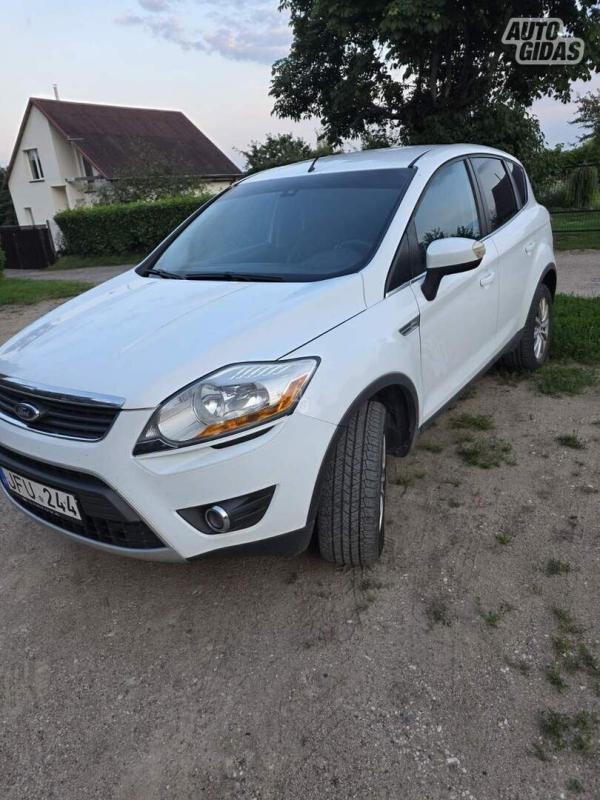 White Ford Kuga 2009 in Kaunas, with an engine capacity of 2.00 L and mileage of 410 thousand km for 3200 €, photo 1 on AUTOMOTO.COM.LV