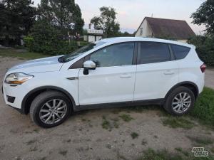 White Ford Kuga 2009 in Kaunas, with an engine capacity of 2.00 L and mileage of 410 thousand km for 3200 €, photo 4 on AUTOMOTO.COM.LV