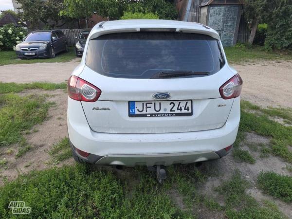 White Ford Kuga 2009 in Kaunas, with an engine capacity of 2.00 L and mileage of 410 thousand km for 3200 €, photo 4 on AUTOMOTO.COM.LV