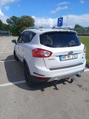 White Ford Kuga 2009 in Kazlu Ruda, with an engine capacity of 2.00 L and mileage of 277 thousand km for 5250 €, photo 7 on AUTOMOTO.COM.LV