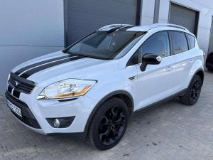 Ford Kuga 2009 Viļņa vietnē Balts Ford Kuga 2009 Viļņa, ar dzinēja tilpumu 2.00 L un nobraukumu 202 tūkst. km par 2500 €, foto 1 vietnē AUTOMOTO.COM.LV