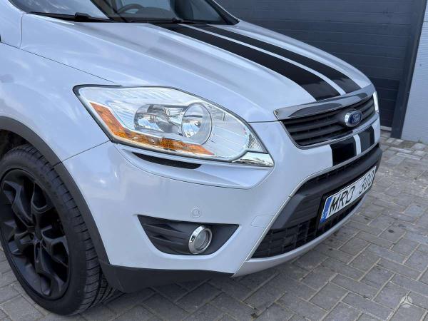 White Ford Kuga 2009 in Vilnius, with an engine capacity of 2.00 L and mileage of 202 thousand km for 2500 €, photo 7 on AUTOMOTO.COM.LV