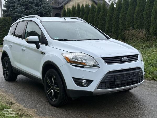 White Ford Kuga 2009 in Alytus, with an engine capacity of 2.00 L and mileage of 228 thousand km for 3680 €, photo 1 on AUTOMOTO.COM.LV
