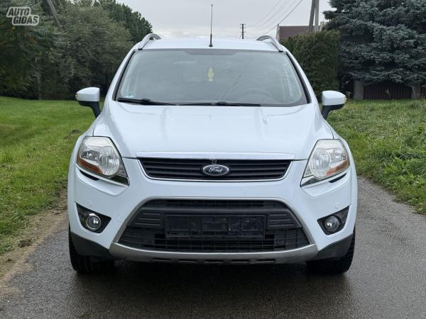 White Ford Kuga 2009 in Alytus, with an engine capacity of 2.00 L and mileage of 228 thousand km for 3680 €, photo 4 on AUTOMOTO.COM.LV