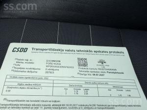 Белый Форд Куга 2010 в Резекне, объемом двигателя 2.00 л и пробегом 0 тыс. км за 5950 €, фото 16 на AUTOMOTO.COM.LV