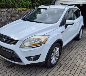 White Ford Kuga 2010 in Anyksciai, with an engine capacity of 2.00 L and mileage of 266 thousand km for 4500 €, photo  on AUTOMOTO.COM.LV