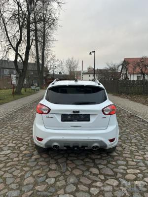 White Ford Kuga 2011 in Jelgava, with an engine capacity of 2.00 L and mileage of 212 thousand km for 6500 €, photo 6 on AUTOMOTO.COM.LV