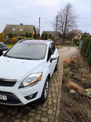 White Ford Kuga 2011 in Vilnius, with an engine capacity of 2.00 L and mileage of 277 thousand km for 5500 €, photo  on AUTOMOTO.COM.LV