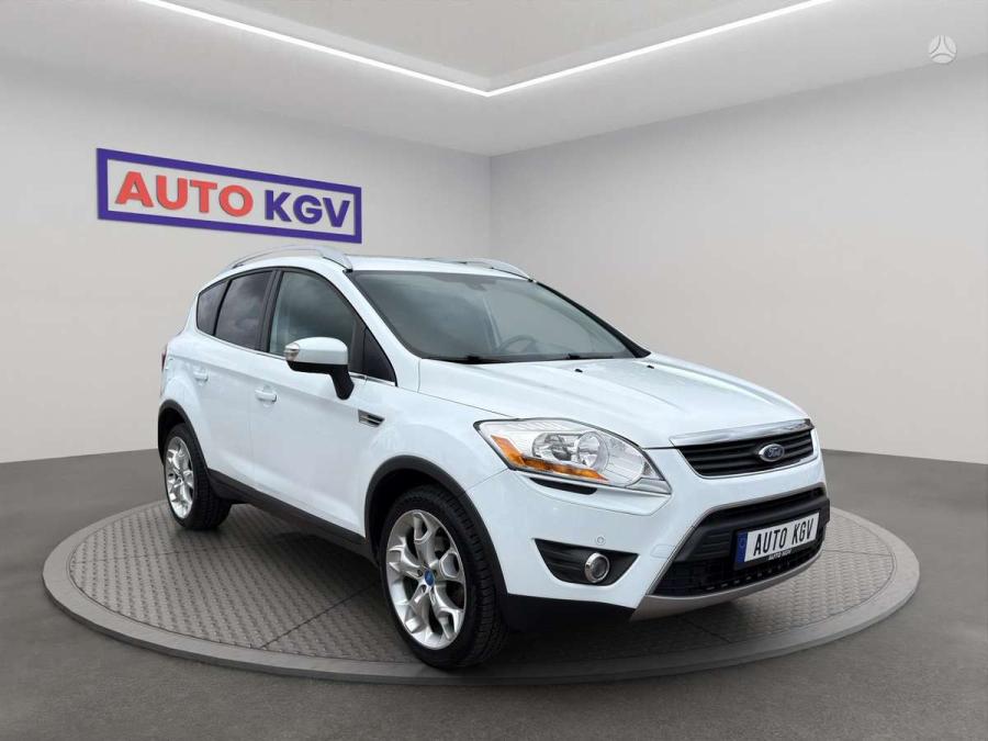 White Ford Kuga 2011 in Klaipeda, with an engine capacity of 2.00 L and mileage of 254 thousand km for 5599 €, photo 8 on AUTOMOTO.COM.LV