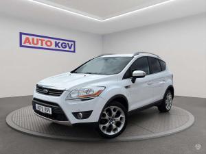 White Ford Kuga 2011 in Klaipeda, with an engine capacity of 2.00 L and mileage of 254 thousand km for 5599 €, photo  on AUTOMOTO.COM.LV