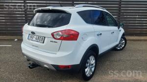 White Ford Kuga 2011 in Riga, with an engine capacity of 2.00 L and mileage of 262 thousand km for 6400 €, photo 6 on AUTOMOTO.COM.LV