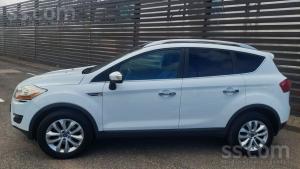 White Ford Kuga 2011 in Riga, with an engine capacity of 2.00 L and mileage of 262 thousand km for 6400 €, photo 11 on AUTOMOTO.COM.LV
