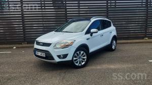 White Ford Kuga 2011 in Riga, with an engine capacity of 2.00 L and mileage of 262 thousand km for 6400 €, photo 19 on AUTOMOTO.COM.LV
