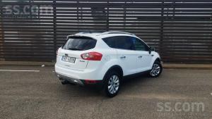White Ford Kuga 2011 in Riga, with an engine capacity of 2.00 L and mileage of 262 thousand km for 6400 €, photo 22 on AUTOMOTO.COM.LV