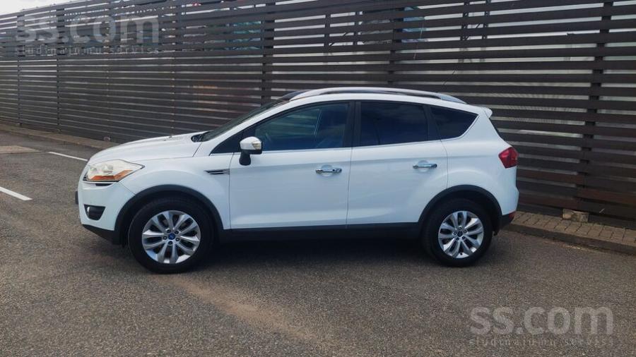 White Ford Kuga 2011 in Riga, with an engine capacity of 2.00 L and mileage of 262 thousand km for 6400 €, photo 27 on AUTOMOTO.COM.LV