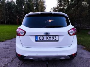White Ford Kuga 2011 in Mazeikiai, with an engine capacity of 2.00 L and mileage of 246 thousand km for 5600 €, photo 7 on AUTOMOTO.COM.LV