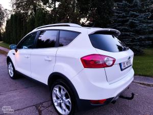 White Ford Kuga 2011 in Mazeikiai, with an engine capacity of 2.00 L and mileage of 246 thousand km for 5600 €, photo 18 on AUTOMOTO.COM.LV