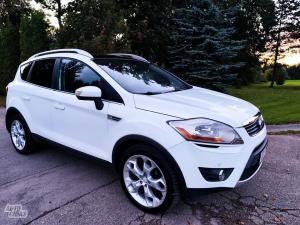 White Ford Kuga 2011 in Mazeikiai, with an engine capacity of 2.00 L and mileage of 246 thousand km for 5600 €, photo 22 on AUTOMOTO.COM.LV