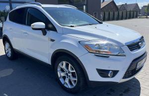 White Ford Kuga 2012 in Taurage, with an engine capacity of 2.00 L and mileage of 148 thousand km for 4300 €, photo  on AUTOMOTO.COM.LV