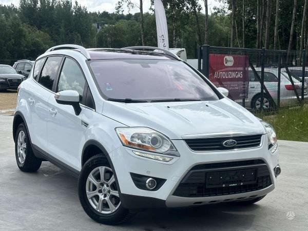 White Ford Kuga 2012 in Alytus, with an engine capacity of 2.00 L and mileage of 164 thousand km for 6390 €, photo 2 on AUTOMOTO.COM.LV
