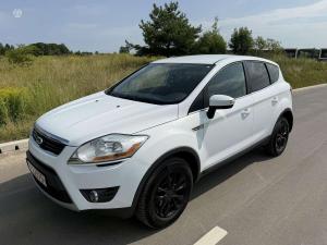 White Ford Kuga 2012 in Vilnius, with an engine capacity of 2.00 L and mileage of 289 thousand km for 4200 €, photo  on AUTOMOTO.COM.LV