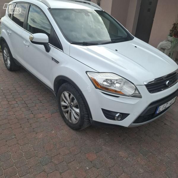 White Ford Kuga 2012 in Siauliai, with an engine capacity of 2.00 L and mileage of 291 thousand km for 4800 €, photo 1 on AUTOMOTO.COM.LV