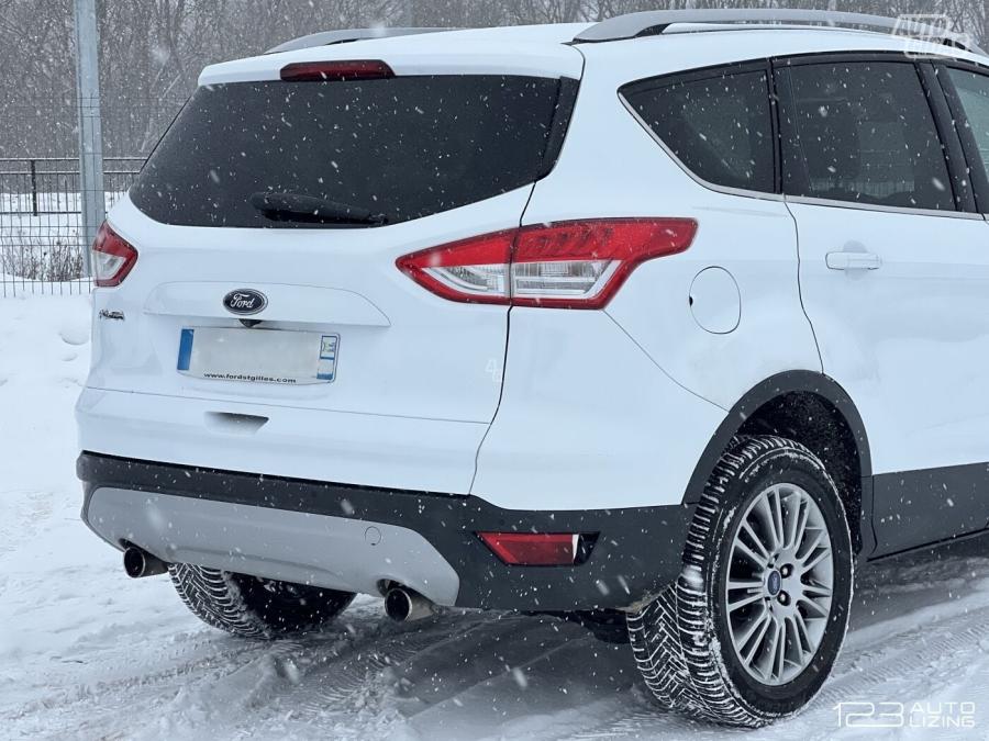 White Ford Kuga 2013 in Taurage, with an engine capacity of 2.00 L and mileage of 216 thousand km for 7500 €, photo 7 on AUTOMOTO.COM.LV