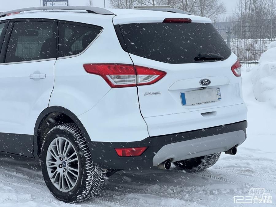 White Ford Kuga 2013 in Taurage, with an engine capacity of 2.00 L and mileage of 216 thousand km for 7500 €, photo 10 on AUTOMOTO.COM.LV