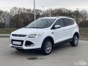 Balts Ford Kuga 2013 Tauragė, ar dzinēja tilpumu 2.00 L un nobraukumu 216 tūkst. km par 6900 €, foto  vietnē AUTOMOTO.COM.LV