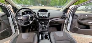 White Ford Kuga 2013 in Cesis, with an engine capacity of 2.00 L and mileage of 255 thousand km for 6500 €, photo 10 on AUTOMOTO.COM.LV