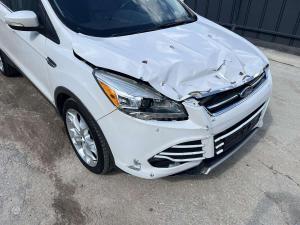 Balts Ford Kuga 2013 Kauņa, ar dzinēja tilpumu 1.99 L un nobraukumu 144 tūkst. km par 3900 €, foto 7 vietnē AUTOMOTO.COM.LV