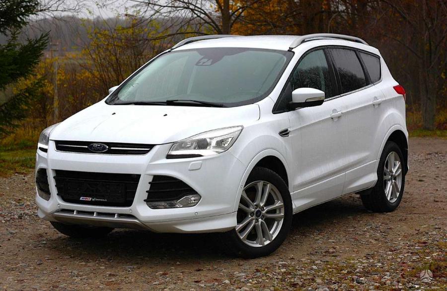 Balts Ford Kuga 2014 Kretinga, ar dzinēja tilpumu 2.00 L un nobraukumu 154 tūkst. km par 8999 €, foto 1 vietnē AUTOMOTO.COM.LV