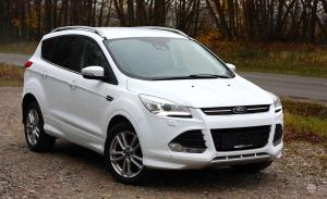 Balts Ford Kuga 2014 Kretinga, ar dzinēja tilpumu 2.00 L un nobraukumu 154 tūkst. km par 8999 €, foto 4 vietnē AUTOMOTO.COM.LV