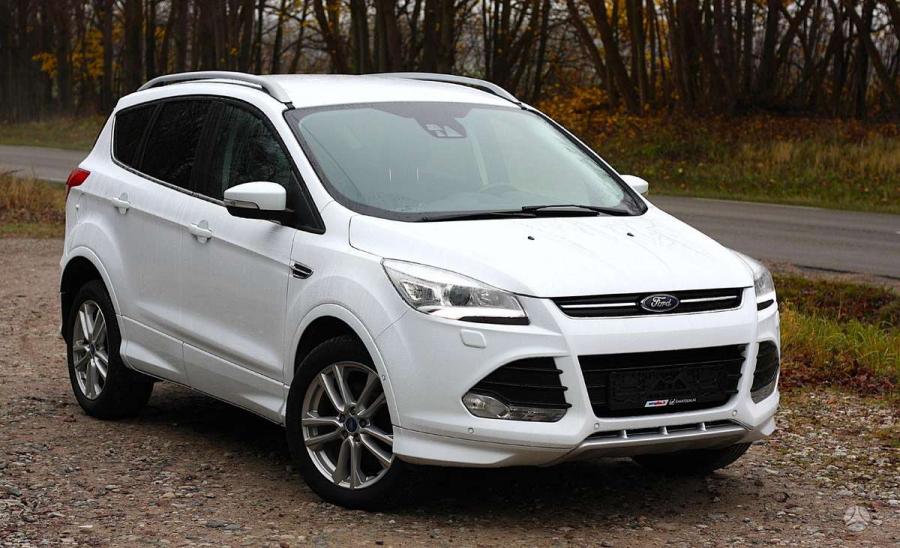 Balts Ford Kuga 2014 Kretinga, ar dzinēja tilpumu 2.00 L un nobraukumu 154 tūkst. km par 8999 €, foto 4 vietnē AUTOMOTO.COM.LV
