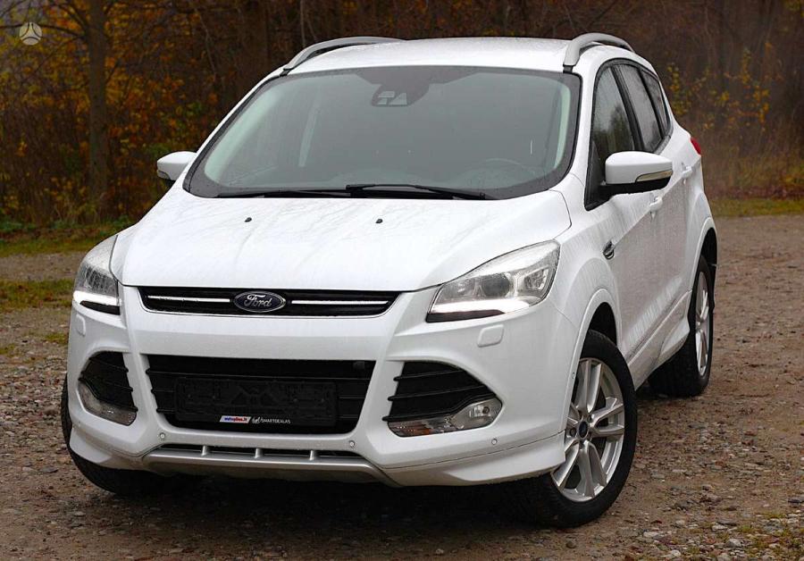 Balts Ford Kuga 2014 Kretinga, ar dzinēja tilpumu 2.00 L un nobraukumu 154 tūkst. km par 8999 €, foto 5 vietnē AUTOMOTO.COM.LV