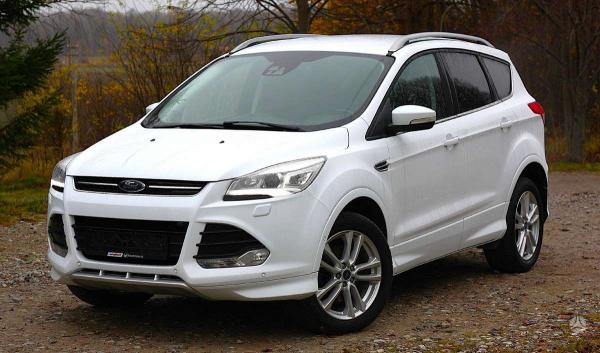 Balts Ford Kuga 2014 Kretinga, ar dzinēja tilpumu 2.00 L un nobraukumu 154 tūkst. km par 8999 €, foto 1 vietnē AUTOMOTO.COM.LV
