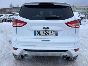 White Ford Kuga 2014 in Taurage, with an engine capacity of 2.00 L and mileage of 280 thousand km for 6999 €, photo 6 on AUTOMOTO.COM.LV