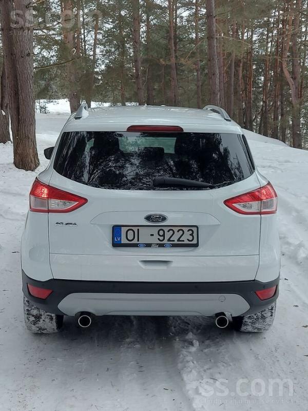 Balts Ford Kuga 2014 Daugavpils, ar dzinēja tilpumu 2.00 L un nobraukumu 156 tūkst. km par 7250 €, foto 8 vietnē AUTOMOTO.COM.LV