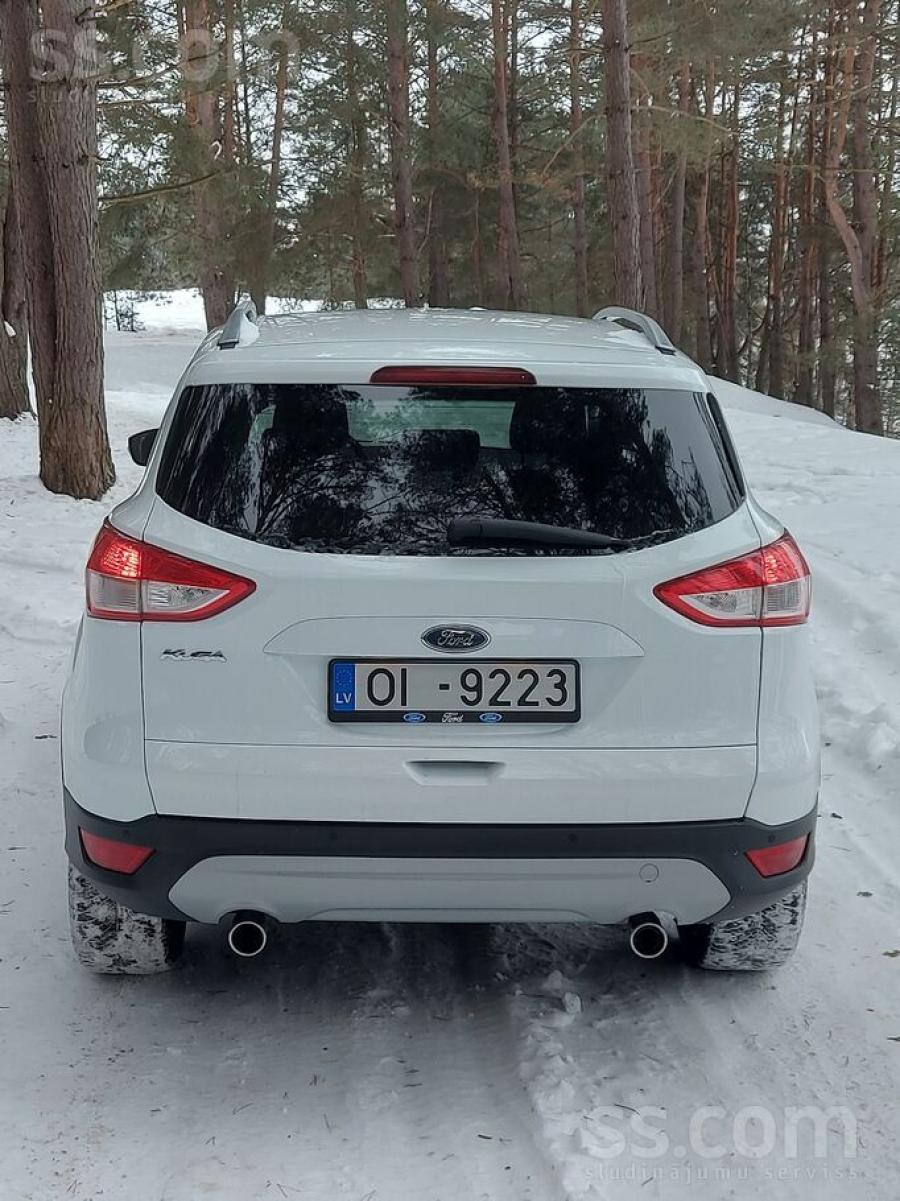 Balts Ford Kuga 2014 Daugavpils, ar dzinēja tilpumu 2.00 L un nobraukumu 156 tūkst. km par 7250 €, foto 8 vietnē AUTOMOTO.COM.LV